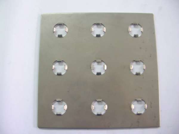 SUS 1.5T 레이저가공, 성형타공 - 적용사례 - 금성펀칭공사